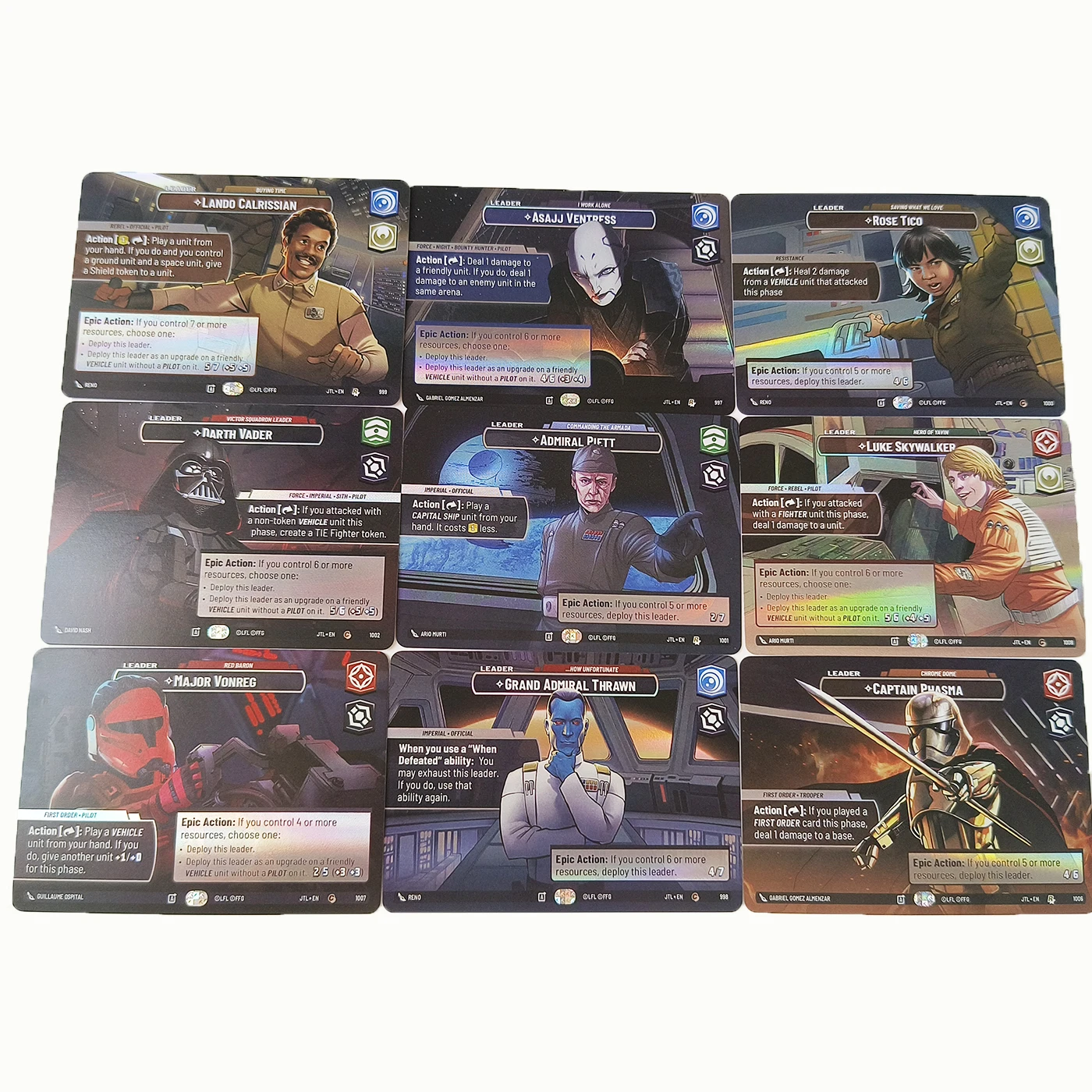 Jump to Lightspeed Custom Star Wars Double Sided Showcase Proxy Foil ...