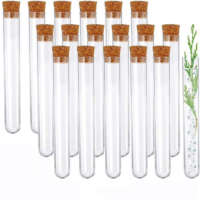10-Pieces-of-Plastic-Laboratory-Test-Tube-12x100-Mm-Transparent-Test ...