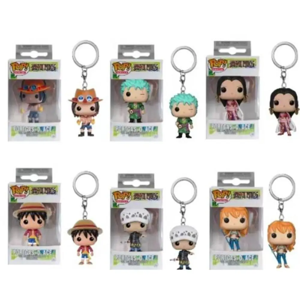 funko-POP-One-Piece-Roronoa-Zoro-Nami-Chopper-Ace-Luffy-Taro-Keychain ...