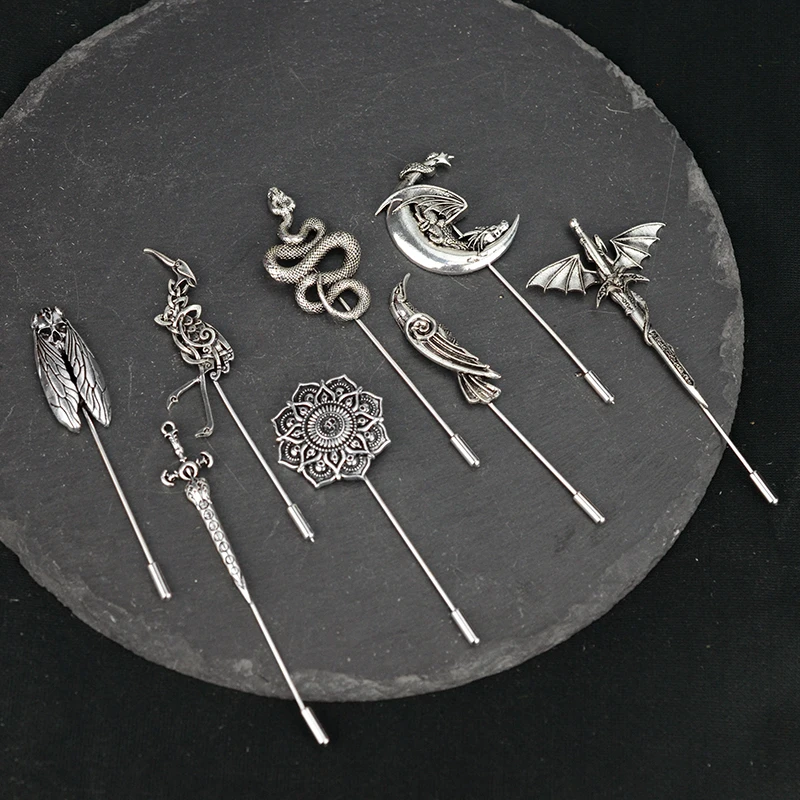 Crows Witches | Celtic Cloak Pin | Shawl Pin Dragon | Witch Dragon ...