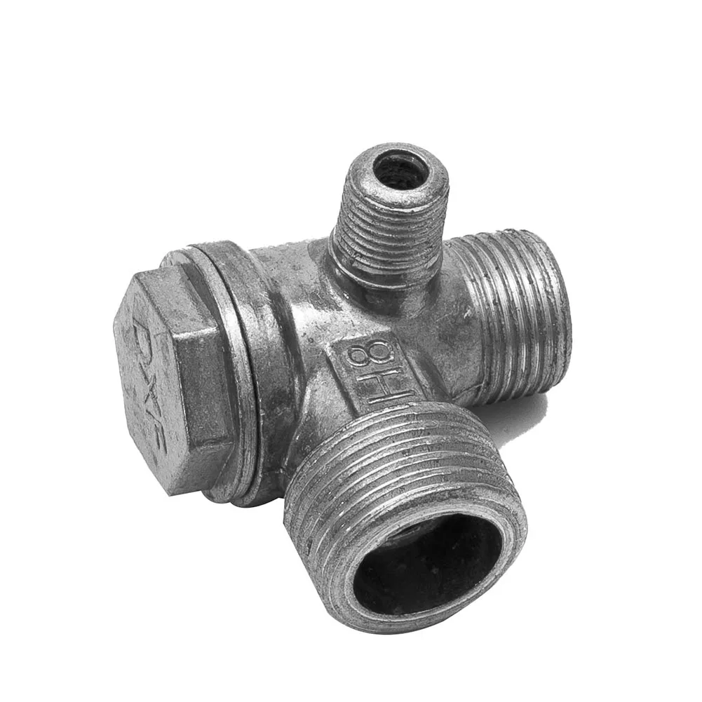 1pc-3-Port-Aluminum-Alloy-Male-Thread-Check-Valve-Connector-Tool-For ...