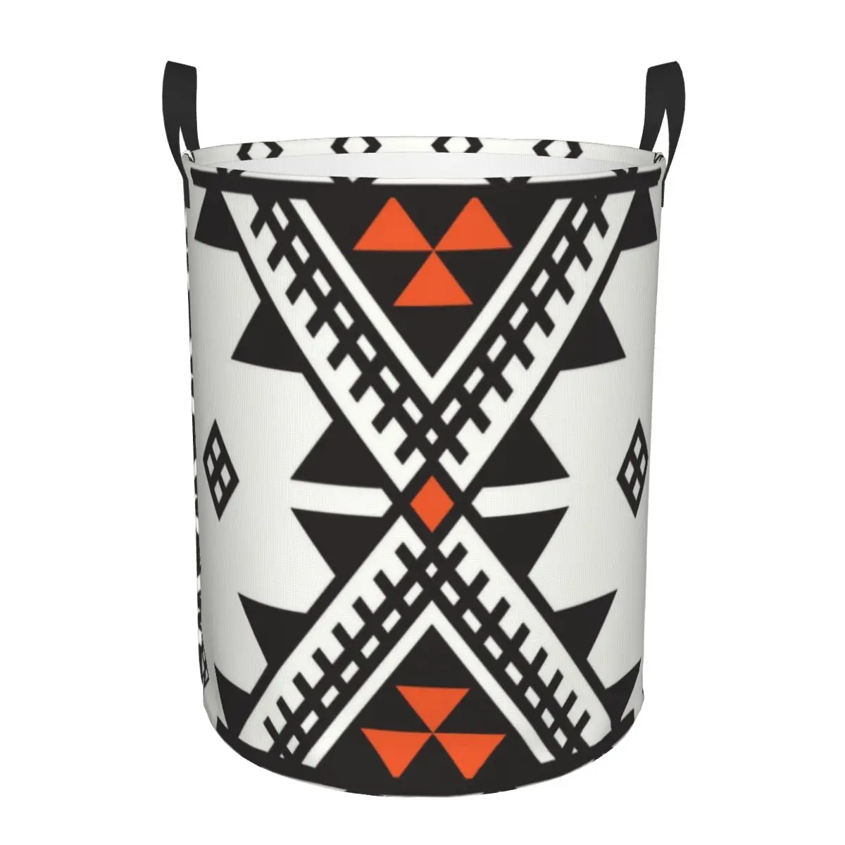 Kabyle-Carpet-Pattern-Laundry-Hamper-Large-Storage-Basket-Amazigh ...