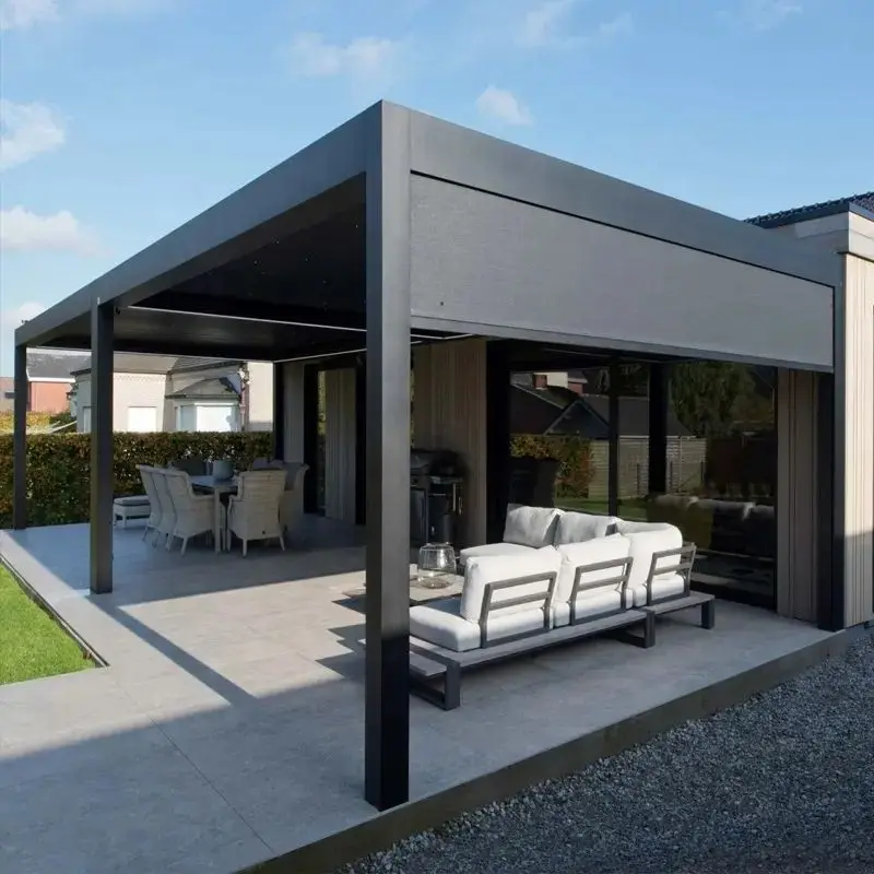 Blinds Outdoor Sunshade Clear Vinyl PVC Rain Roll Up And Down Blind ...