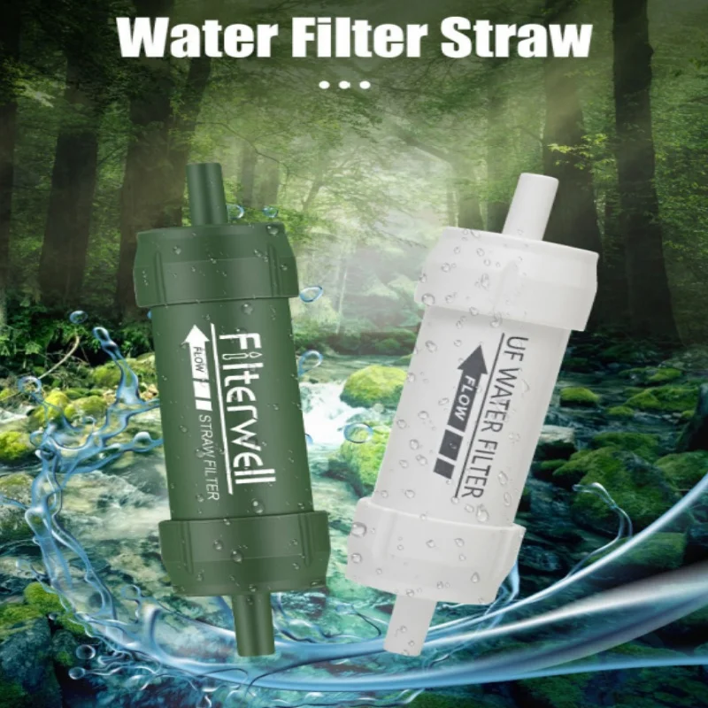 Outdoor-Mini-Water-Filter-Straw-Camping-Purification-Portable-Hiking ...