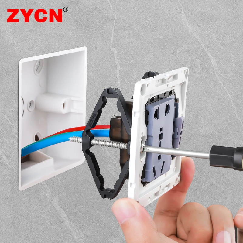Wall Dark Box Light Switch Junction Lamp Installation Tool Mount 86 ...