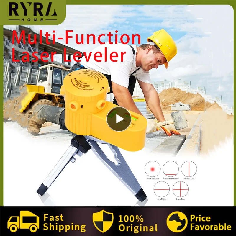 New Laser Horizontal Vertical Line Tool Led Laser Measuring Line ...