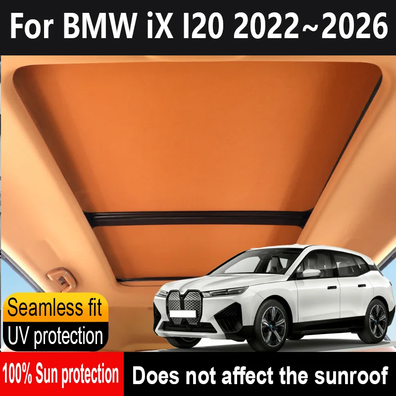 Car Sunroof Insulation Roof Visor For BMW iX I20 2022~2026 Sun ...