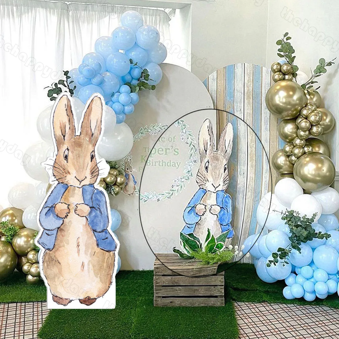 36/24/18'' Rabbit KT Board Party Cutout Jungle Safari Birthday Balloons ...