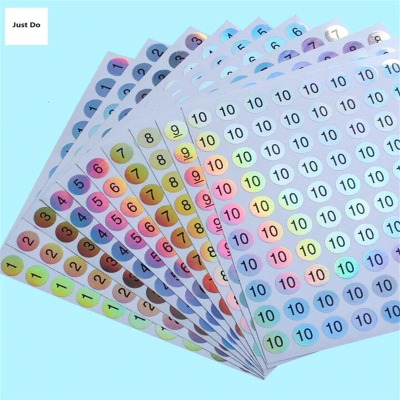 1-30-Laser-Number-Label-Stickers-Round-Self-adhesive-Number-Sticker ...