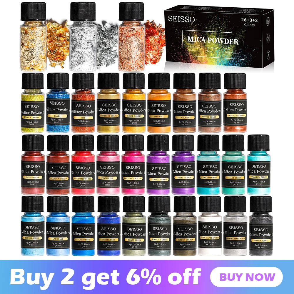 32-Color-5ml-DIY-Handmade-Pearlescent-Mica-Powder-Epoxy-Resin-Dye-Pearl-Pigment-Resin-Glue ...