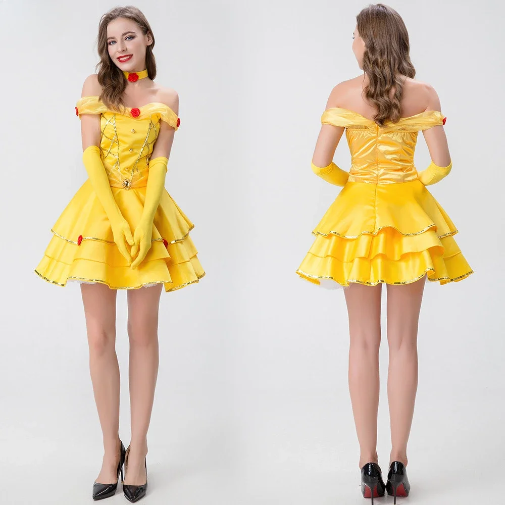 Vestido-de-princesa-de-la-bella-vestido-de-la-Bella-y-La-Bestia-versi-n ...