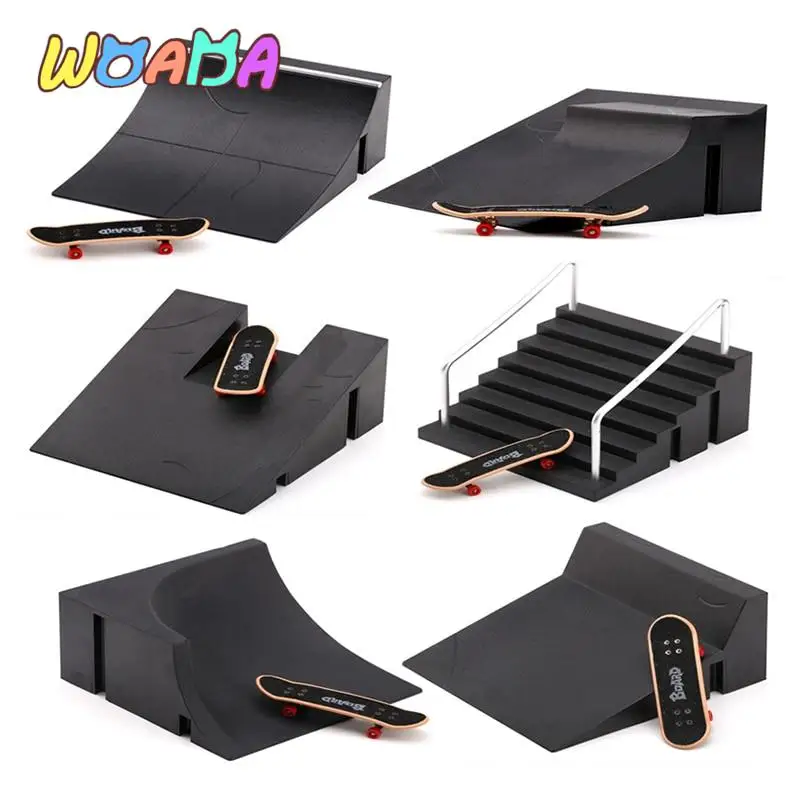 1-Set-Mini-Training-Skating-Board-with-Ramp-Track-Interesting-Mini ...