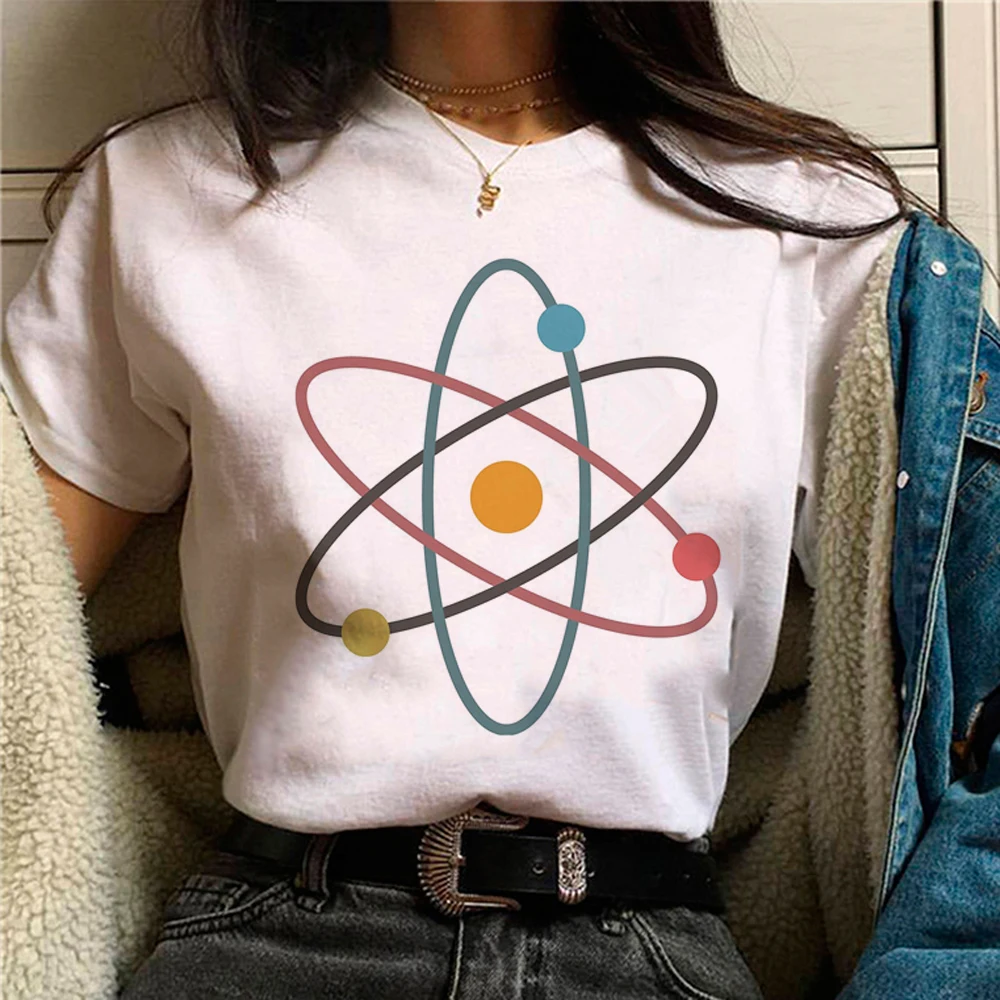 Atom-Melecule-Science-Tee-women-streetwear-comic-tshirt-female-designer ...