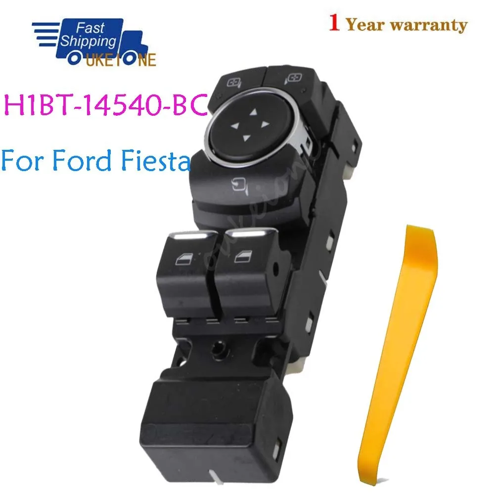 H1BT-14540-BC For Ford Fiesta 2017 Front Master Driver Side Electric ...