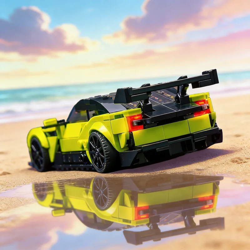 338pcs MOC Aston Martin Vulcan City Champions Model Building Blocks ...