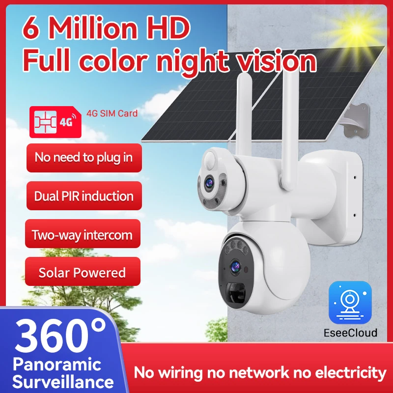 6MP-4K-4G-SIM-Card-Solar-Camera-Outdoor-Dual-Lens-Dual-Screens-PTZ ...