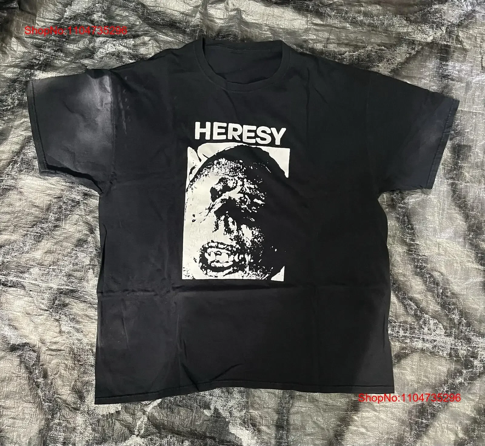 Official Heresy Band T Shirt Man Is The Bastard Dropdead Nausea Sore ...
