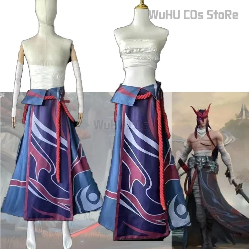 Unforgotten-Yone-Cosplay-Costumes-Wig-Game-LoL-Yone-Role-Play-Dress-Men ...