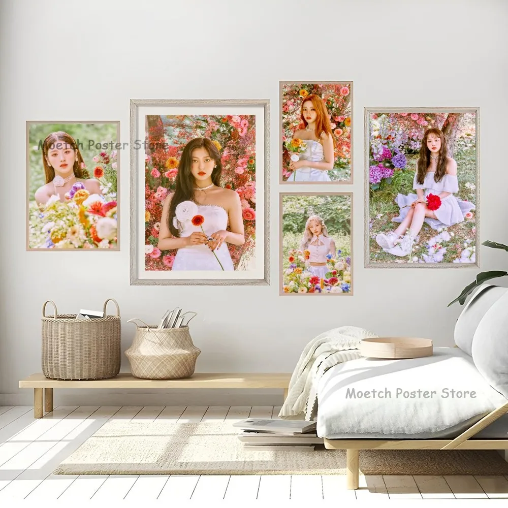 Kpop-Group-LOONA-Flip-That-Music-Album-Cover-Poster-Sticker-Bedroom ...