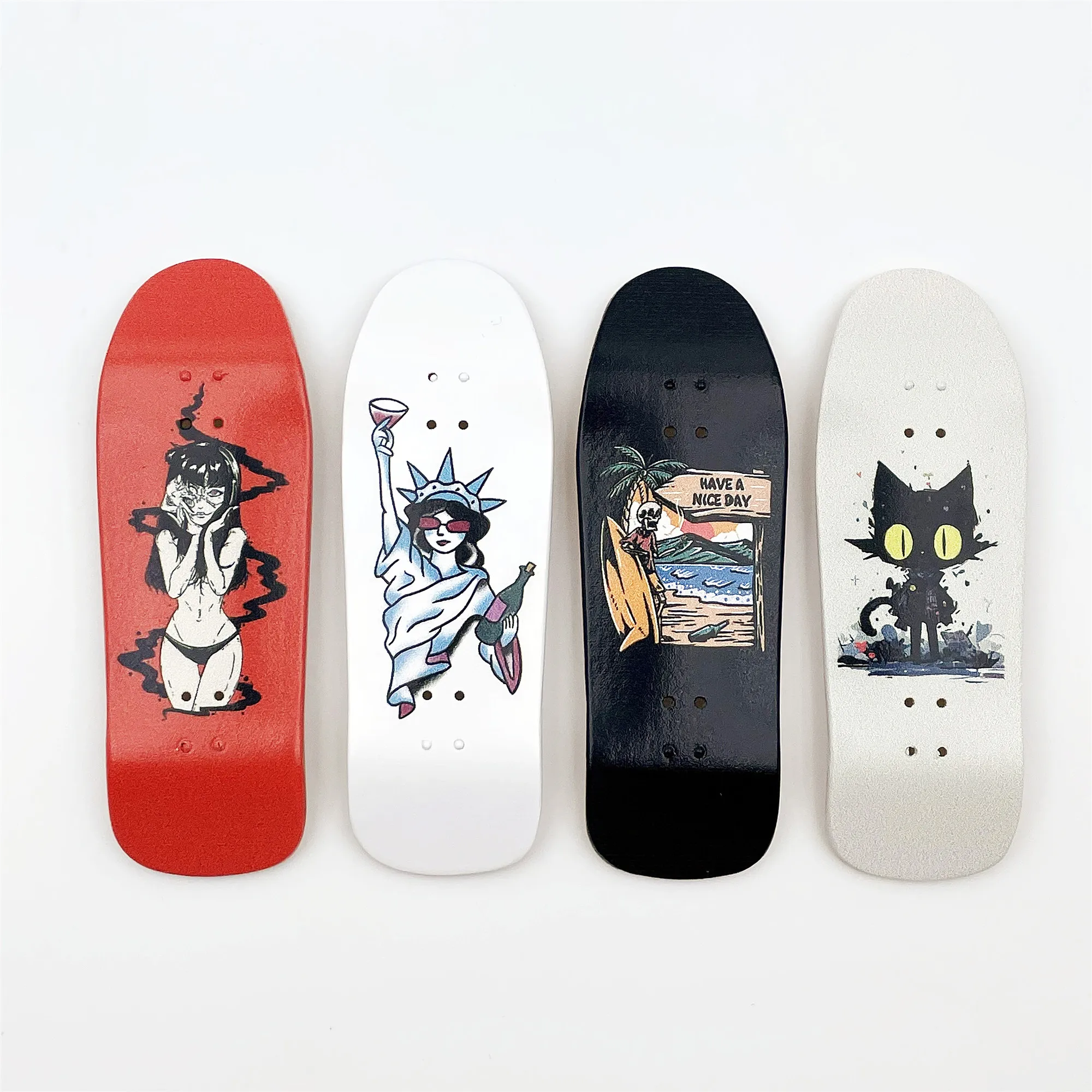 34mm-Cruiser-Fingerboard-Deck-New-Shape-with-Graphic-for-Professional ...