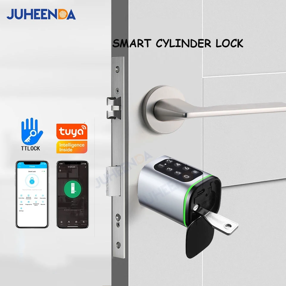Ttlock-App-Tuya-Bluetooth-Smart-Cylinder-Digital-Password-RFID-Card-Key-Code-Keyless-Euro ...