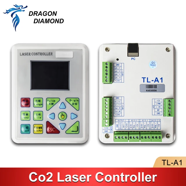 K40 oyma kesme makinesi kontrol kartı için TL-A4 Co2 lazer kontrol ...