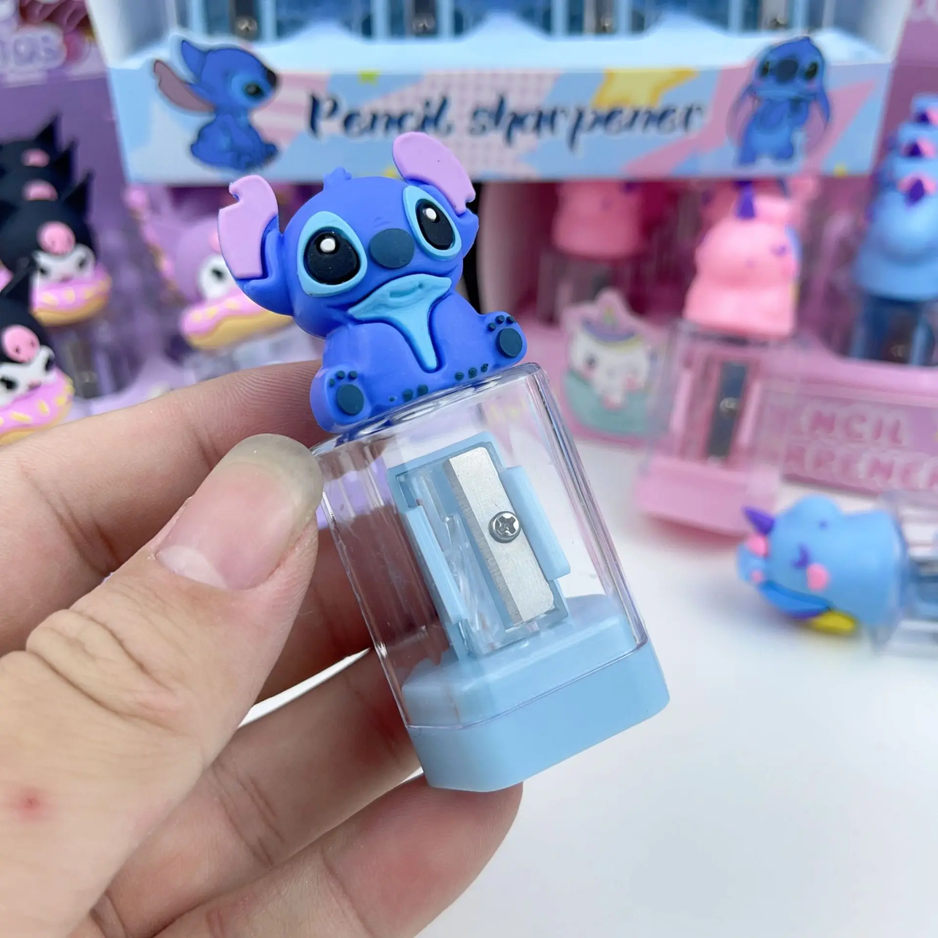2024-New-Disney-Anime-Cartoon-Cute-Stitch-Pattern-Pencil-Sharpener ...