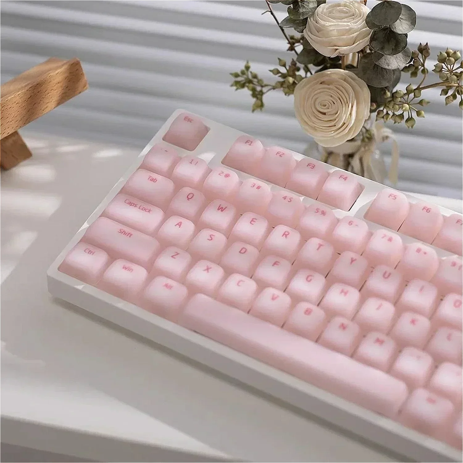 Soft-Silicone-Cherry-Keycaps-ABS-Boudin-Double-Layer-Silent-113-Keys ...