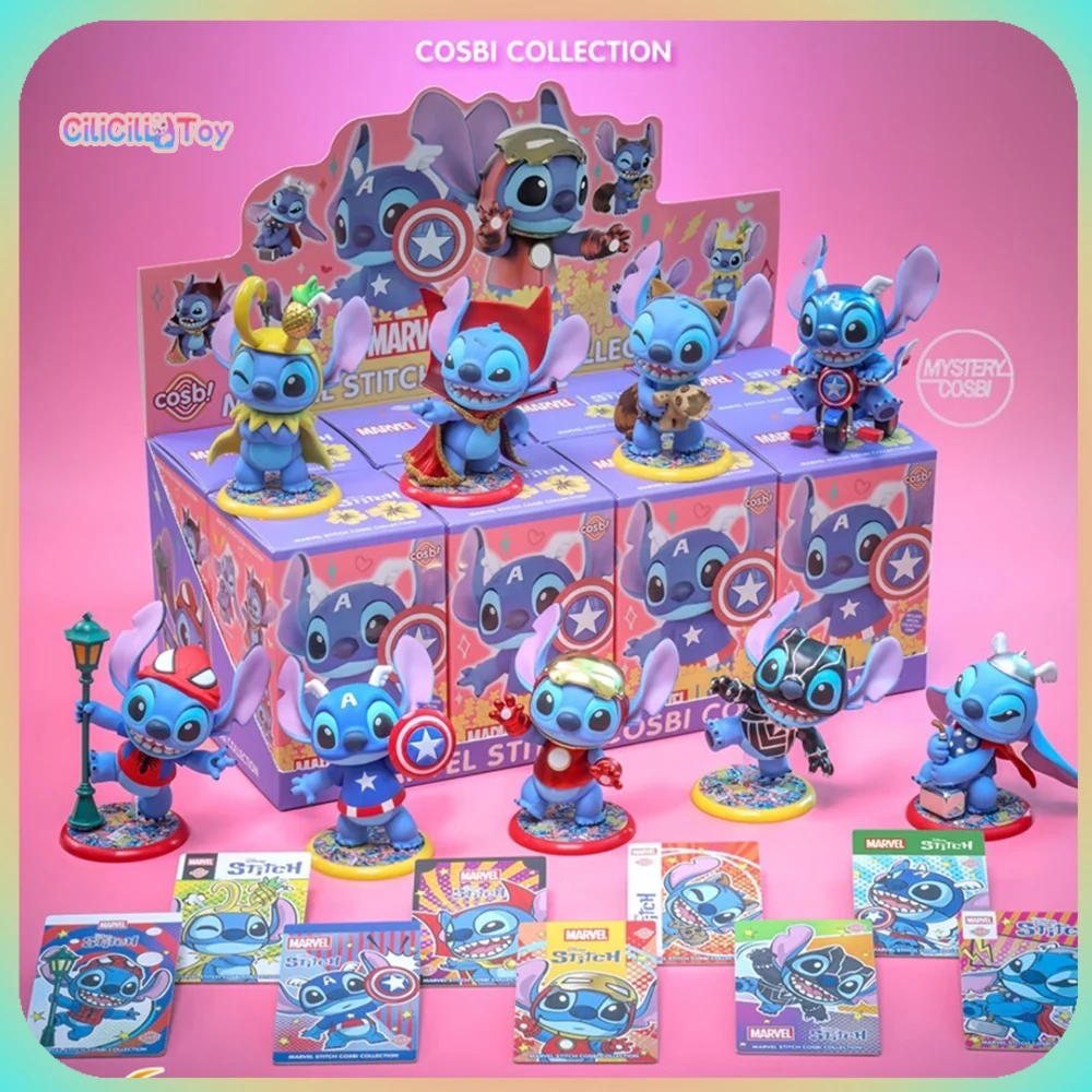Genuine Hot Toys Stitch Cosbi Series Mini Blind Box Kawaii Doll Mystery ...