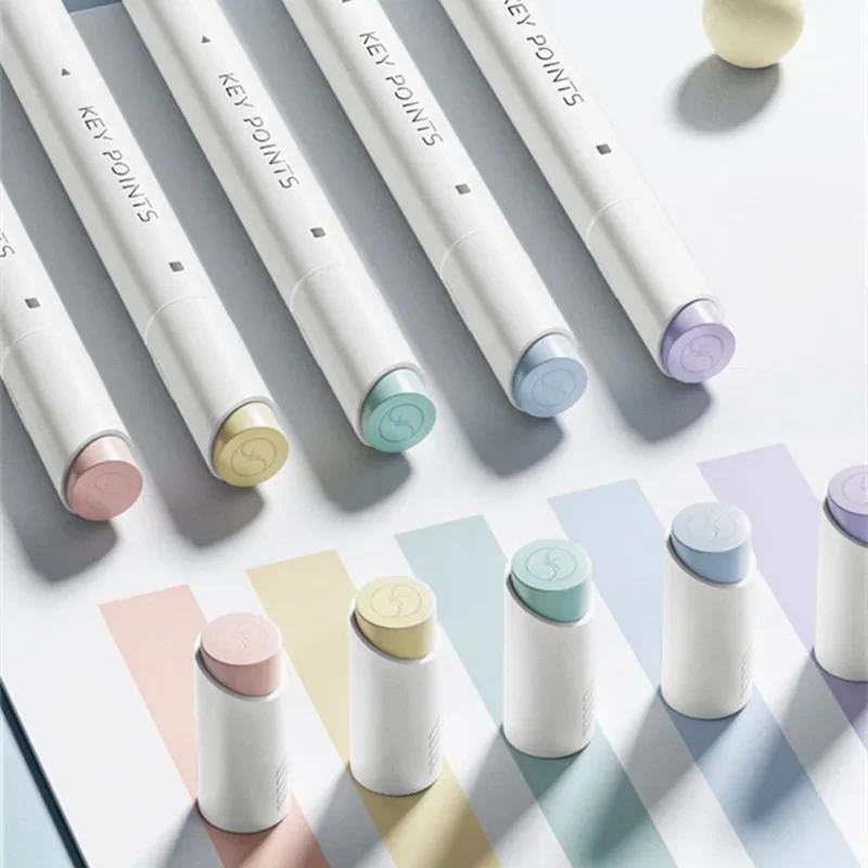 5pcs-Set-Cartoon-Cute-Colorful-Highlighter-Pen-Candy-pen-Double-Head ...