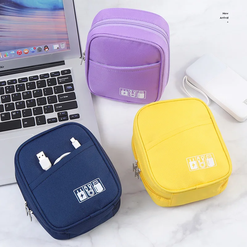 New-Portable-Data-Cable-Organizer-Bag-Water-proof-USB-Power-Bank ...