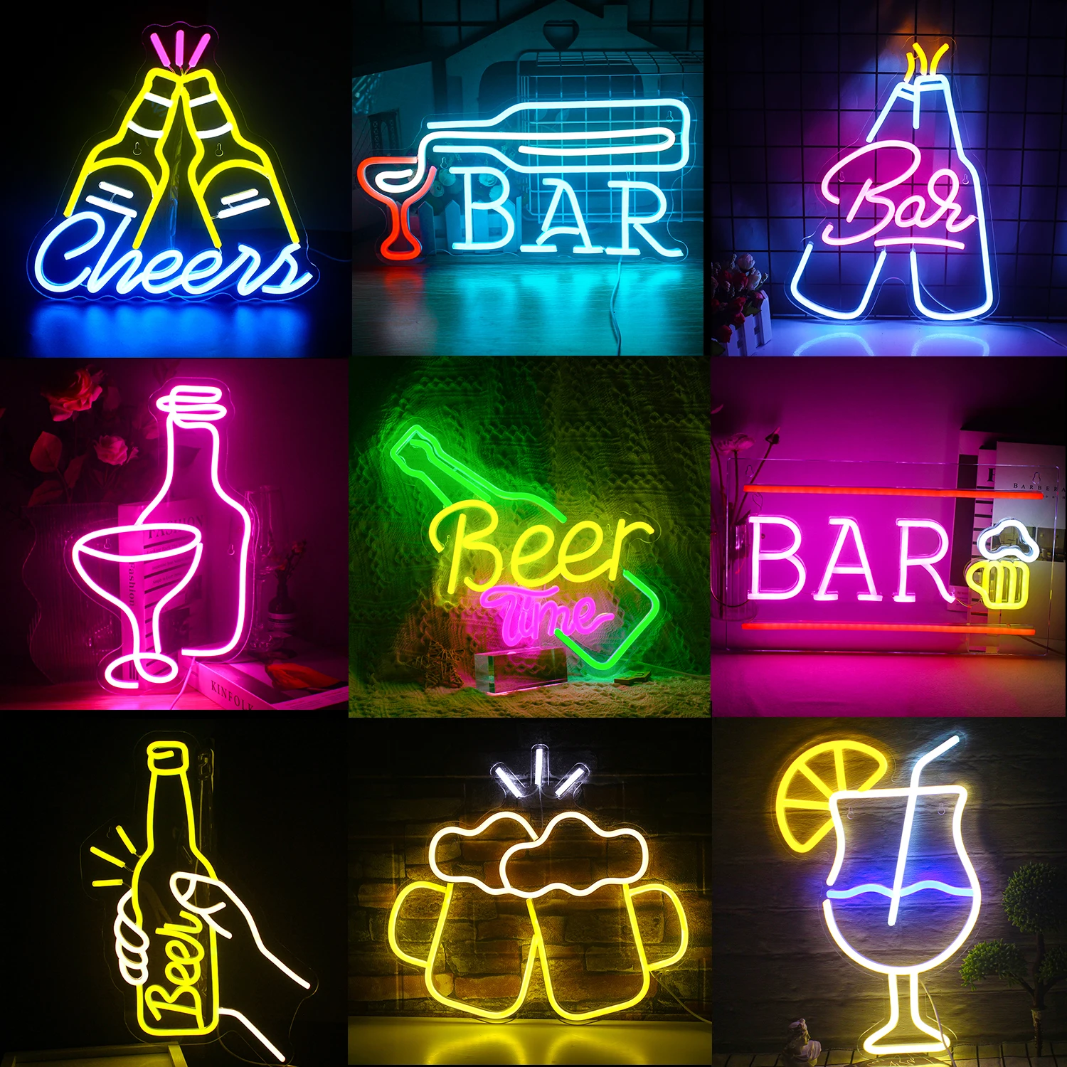 Ineonlife-Beer-Bar-S-rie-Neon-Lights-Letras-LED-Sign-Bar-Cocktail ...