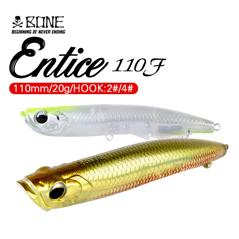 Bone-Entice-Top-Water-Pencil-Lure-Floating-110MM-20G-Surface-Bomber ...