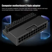 ATX 24 Pin to 90 Degree Power Plug Adapter Mainboard Motherboard Power ...