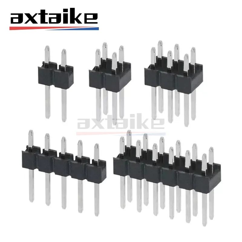 20PCS-2-54mm-Pin-Header-Female-Header-PCB-Connector-2P-3P-4P-5P-6P-7P ...
