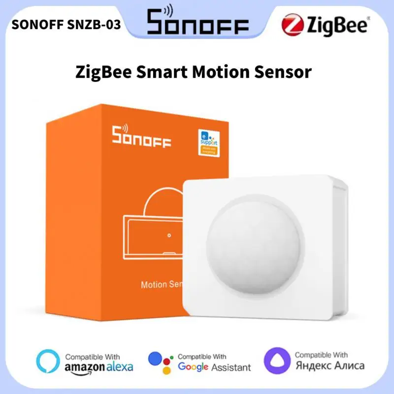 SONOFF SNZB-03 ZigBee Motion Sensor Handy Smart Device Detect Motion Trigger Alarm Work with ...