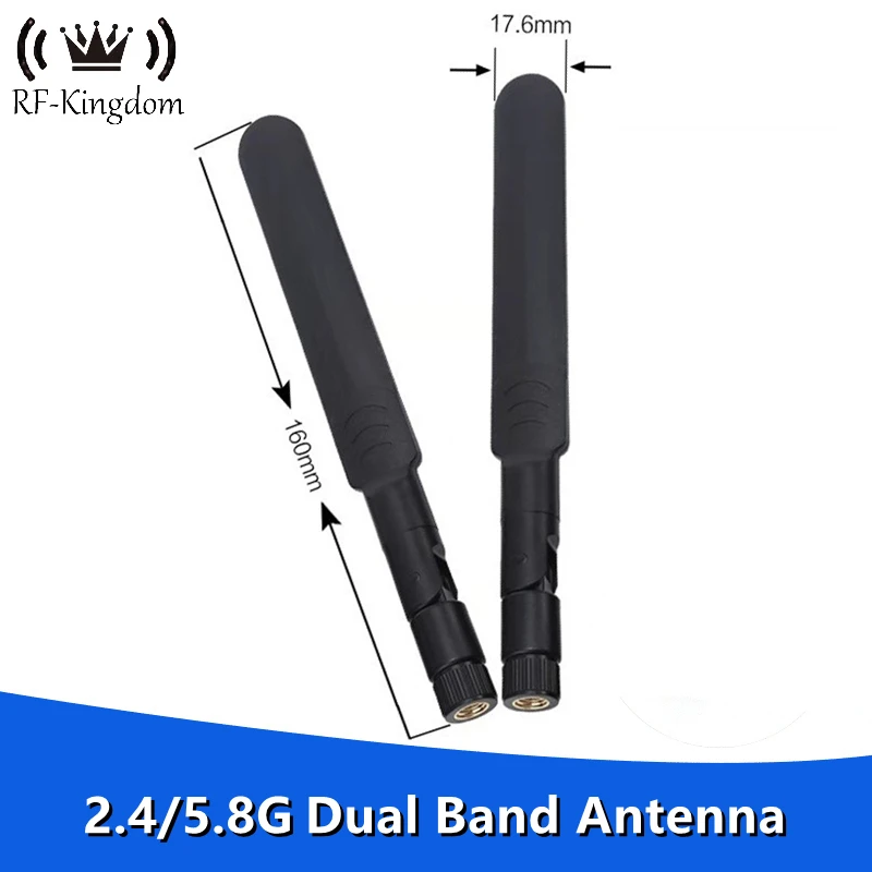 8dBi 2.4GHz 5GHz 5.8GHz Dual Band Wireless WiFi Router Antenna SMA WLAN PCI card Antenne RP-SMA ...