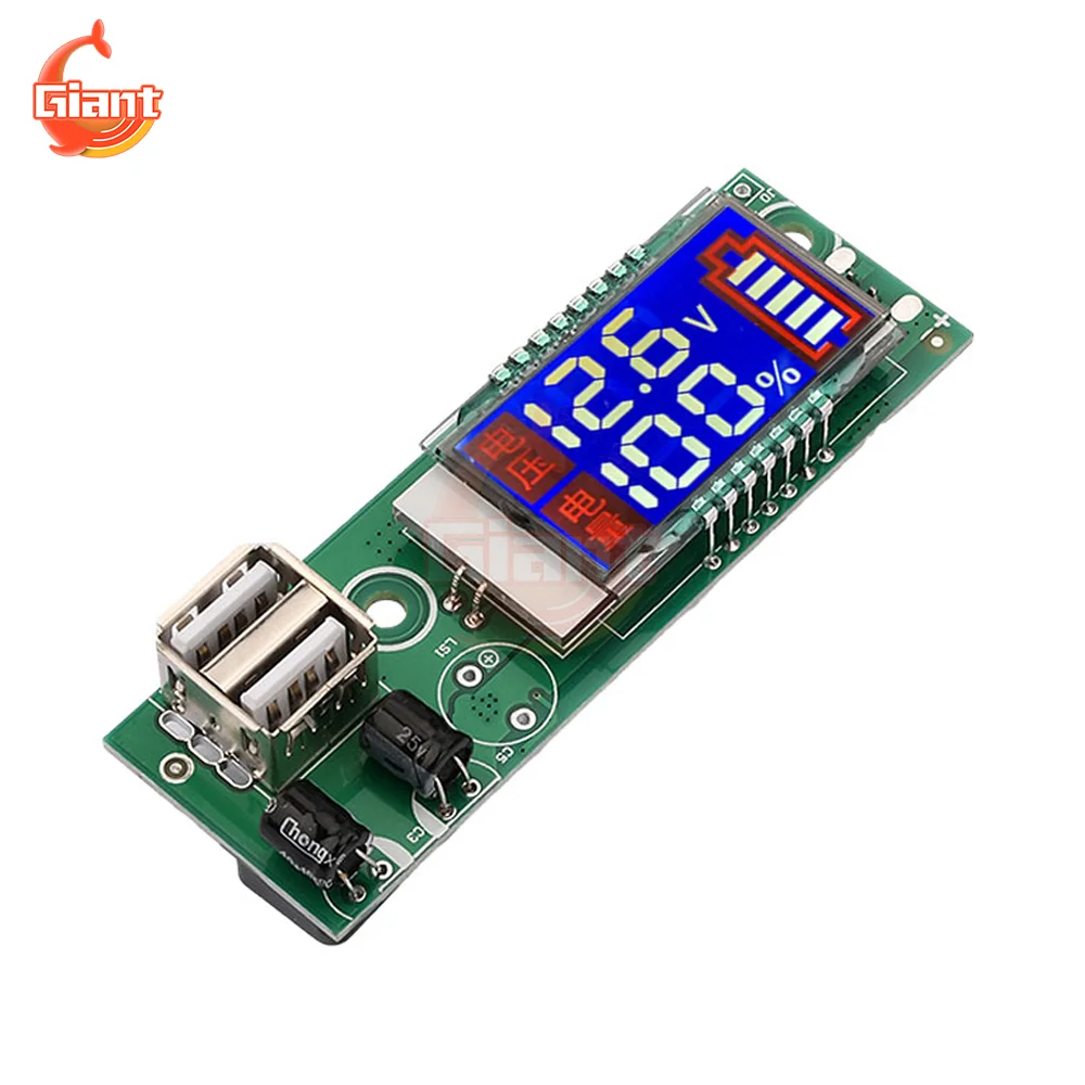 Lead-Acid-Lithium-Battery-Voltmeter-Battery-Capacity-Tester-LED-LCD ...