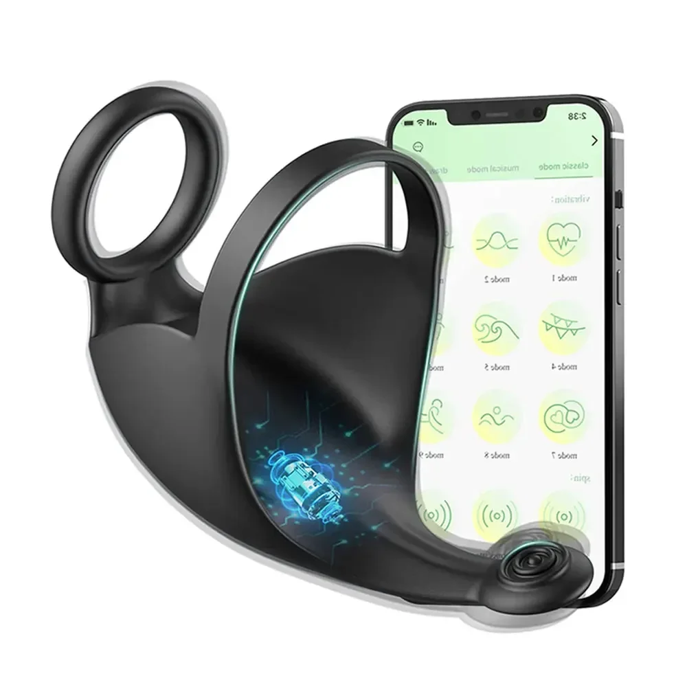 Bluetooth-Testicle-Vibrator-Cockring-Sexy-Toys-for-Man-Couple-Rings ...