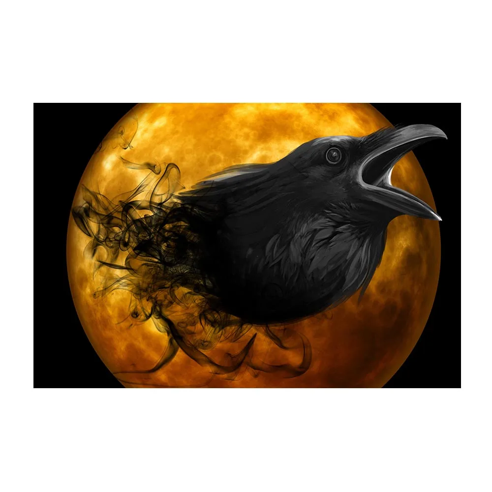 Cartoon Evil Crow