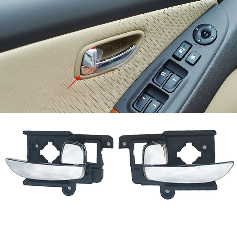 LH/RH Car Interior Inside Inner Door Handle Chrome FOR HYUNDAI Elantra ...
