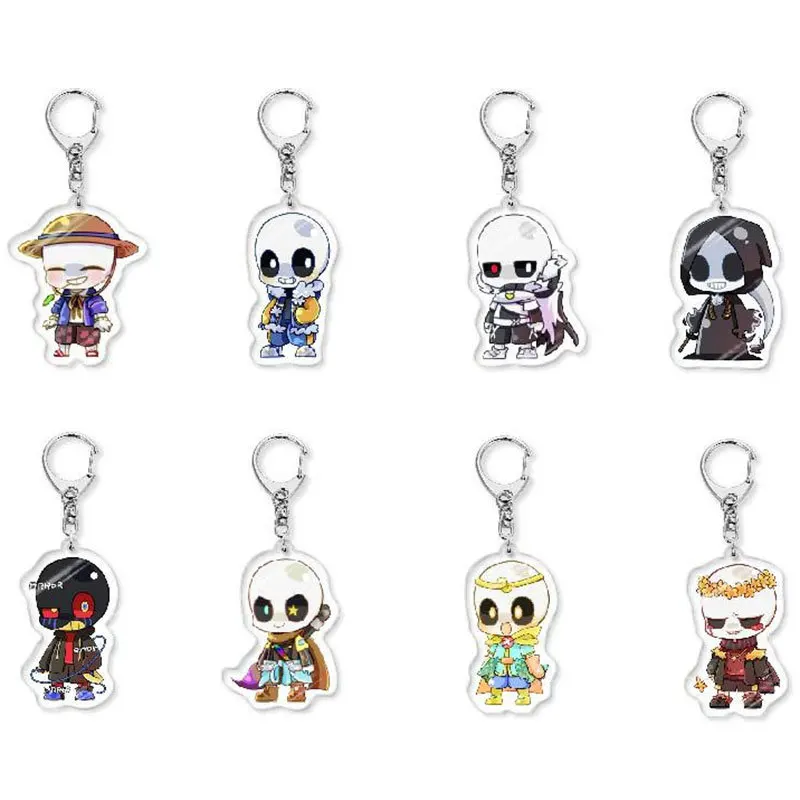 Game-Undertale-Sans-Flowey-Papyrus-Asriel-Keychain-Cosplay-Accessories ...