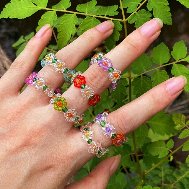 Fashion Flower Rings