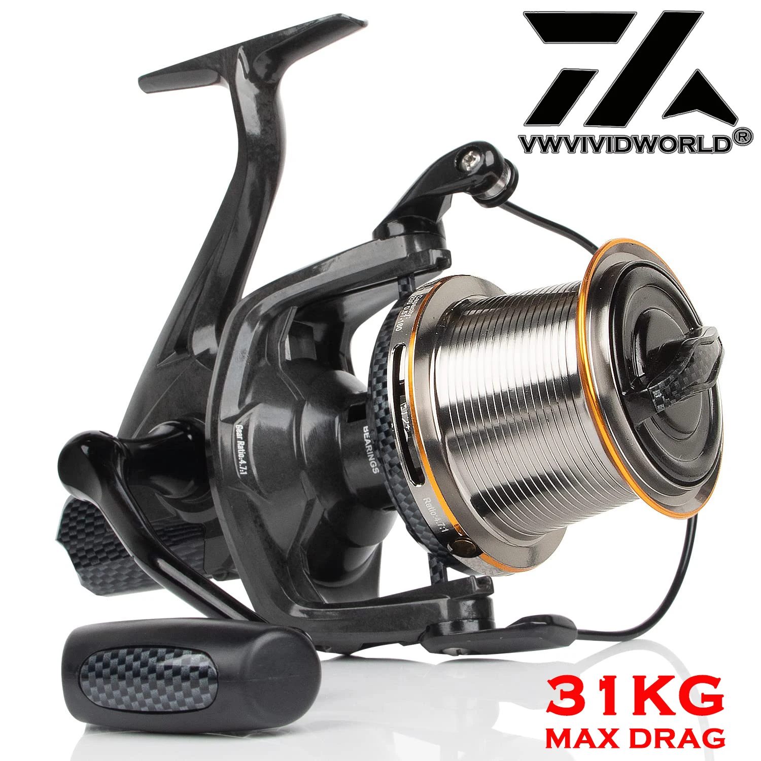 VWVIVIDWORLD-Carbon-Fiber-Fishing-Reel-Spinning-Reel-8000-12000-Long ...