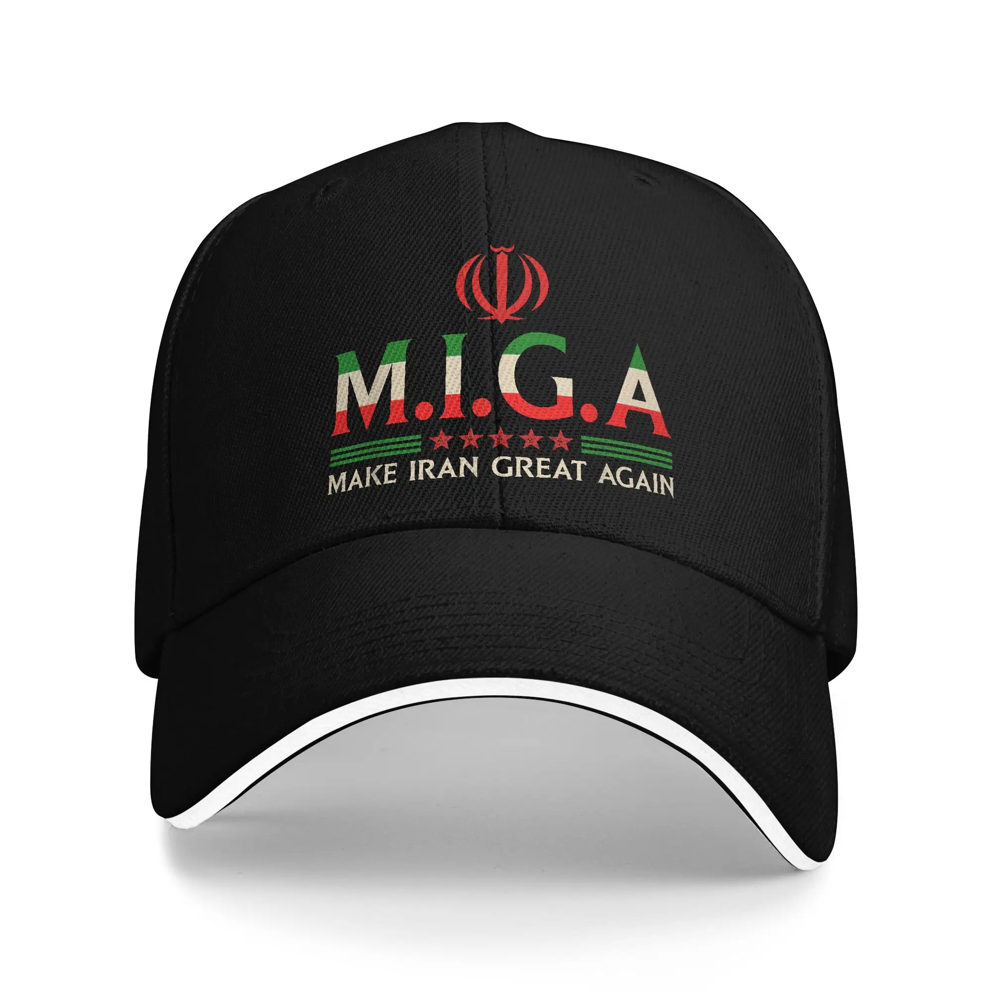 Iranian Make Iran Great Again Emblem Of Iran MIGA Baseball Cap Spring ...