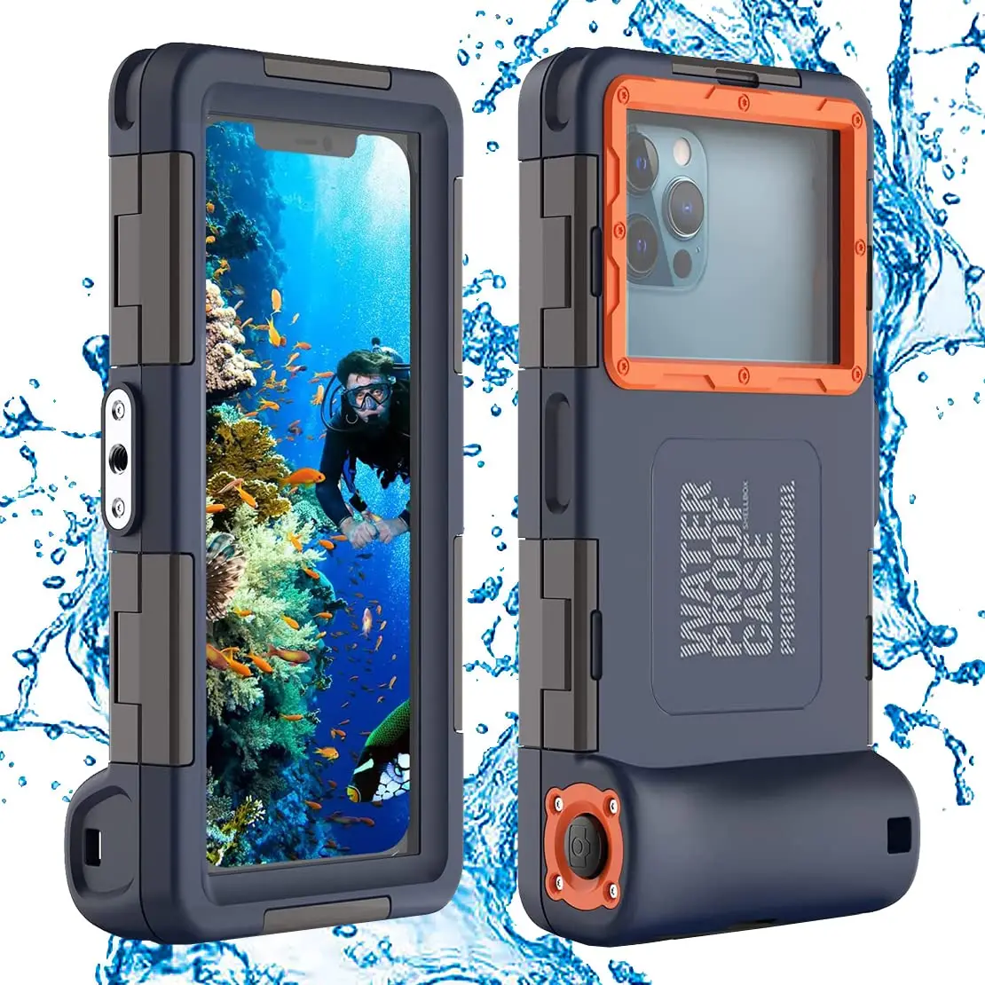 Professional-Snorkeling-Underwater-Phone-case-Diving-Waterproof-Protective-Housing-for-Galaxy ...