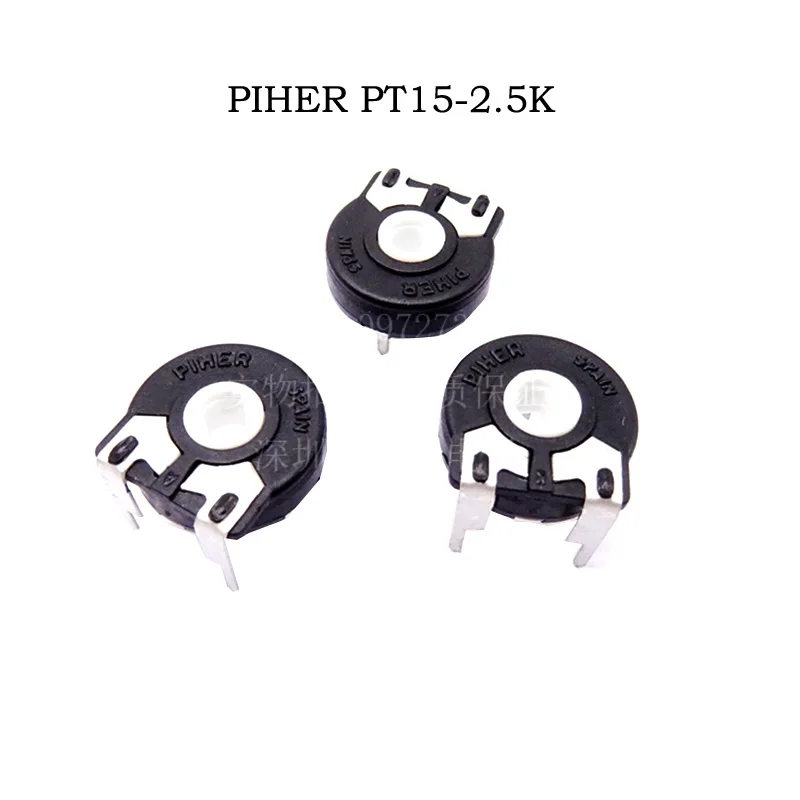 10PCS-LOT-Imported-Spanish-PIHER-trimmer-potentiometer-PT15-252-2-5k ...