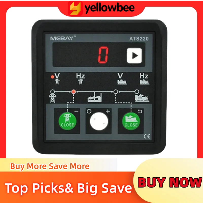 Mebay-ATS220-Genset-ATS-Switch-Controller-Auto-Manual-LED-Display ...