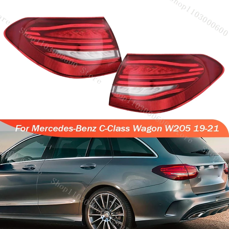 For Mercedes-Benz C-Class Wagon W205 2019 2020 2021 Rear Tail Light ...