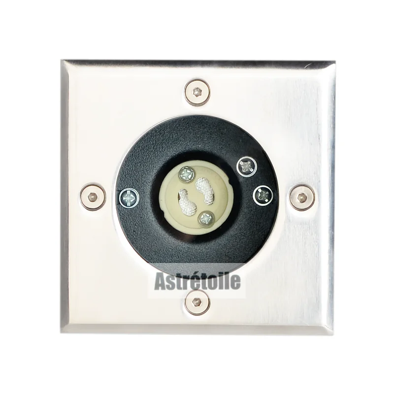 Square GU10 Underground Lamp Buried Light Uplighter Garden Path Floor ...